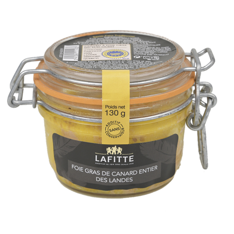 Foie Gras de Canard Entier des Landes - Lafitte - DR Cooking (Epicerie Bordeaux)
